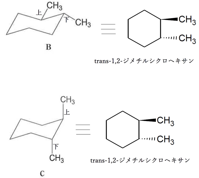 1，2-ジメチルシクロヘキサンの立体異性体の安定性 93回薬剤師国家試験問5